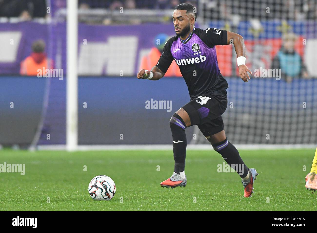 Anderlecht's Killian Sardella pictured in action during a soccer match ...