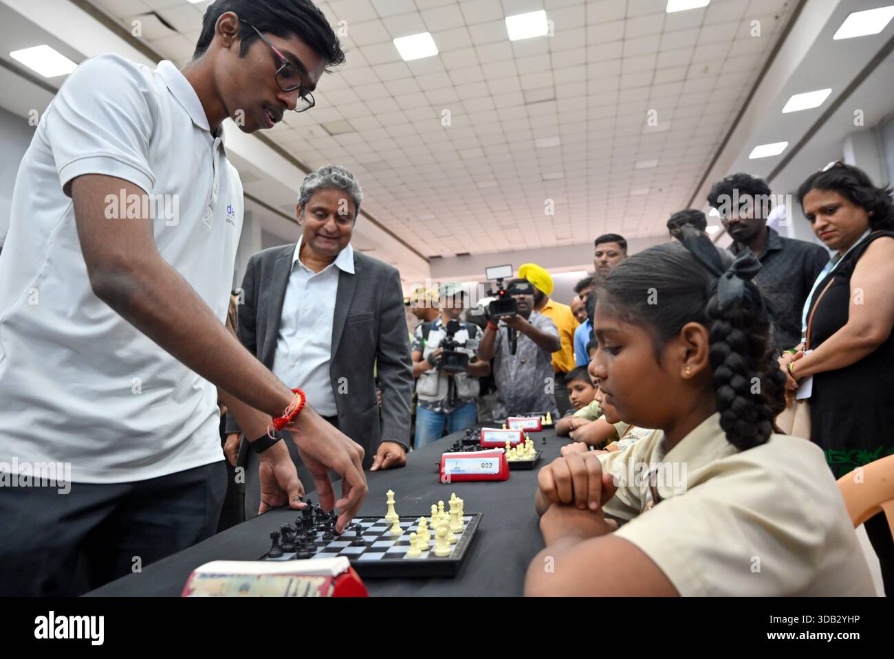 MUMBAI, INDIA - DECEMBER 12: Indian chess grandmaster Rameshbabu ...