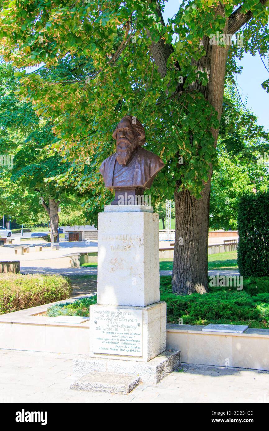 Balatonfured, Hungary. Monument of Rabindranath Tagore, Tagore ...