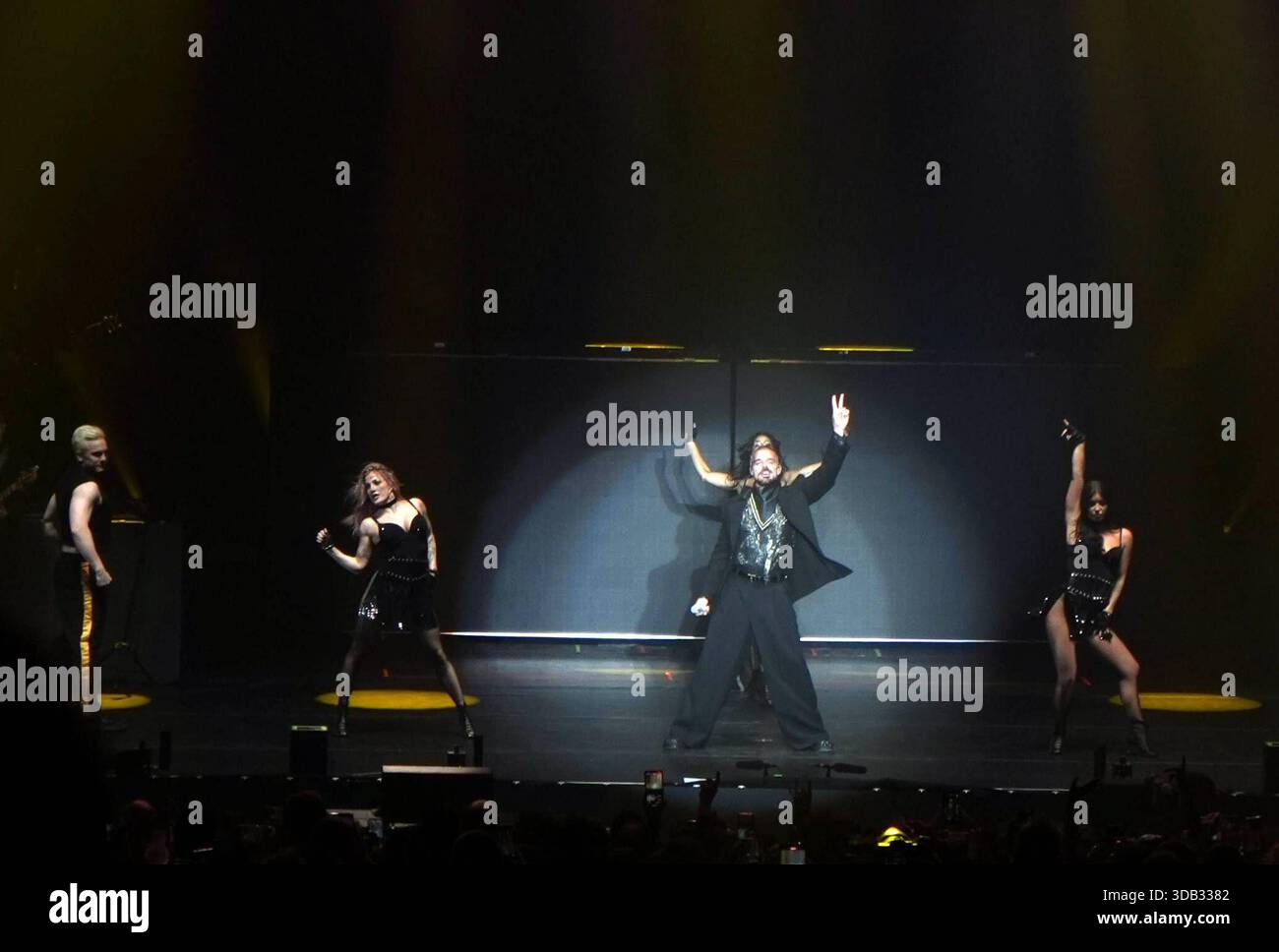 Singer Ricky Martin performing at Starlite Festival in Madrid on ...