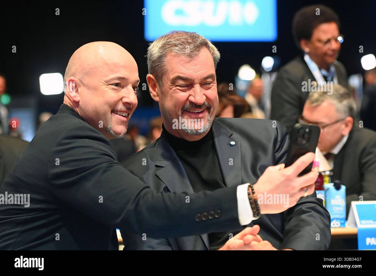 v.li: Alexander HOFFMANN MdB, Markus SOEDER Ministerpraesident Bayern ...