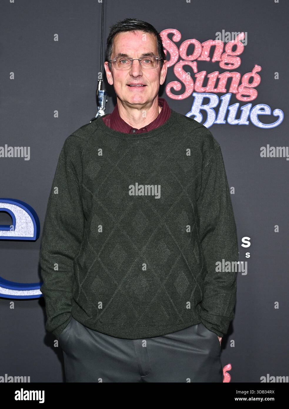 Kevin Cronin attends the premiere of "Song Sung Blue" at AMC Lincoln ...