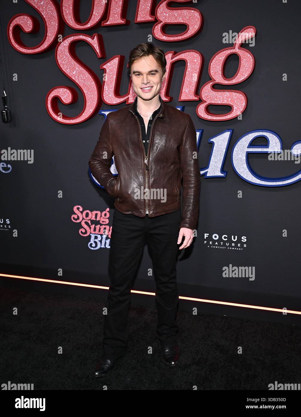 John Beckwith attends the premiere of "Song Sung Blue" at AMC Lincoln ...