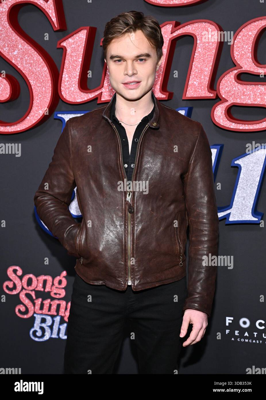 John Beckwith attends the premiere of "Song Sung Blue" at AMC Lincoln ...