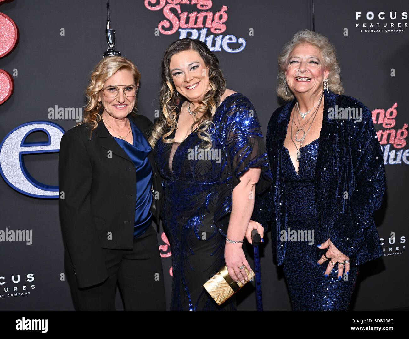 Amy Vincent, left, Rachel Cartwright and Claire Sardina attend the ...
