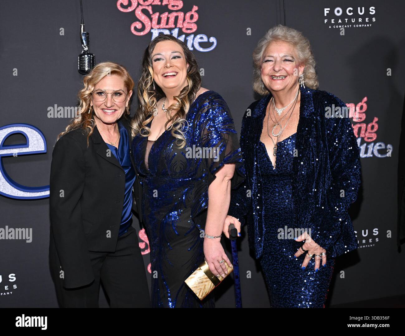 Amy Vincent, left, Rachel Cartwright and Claire Sardina attend the ...
