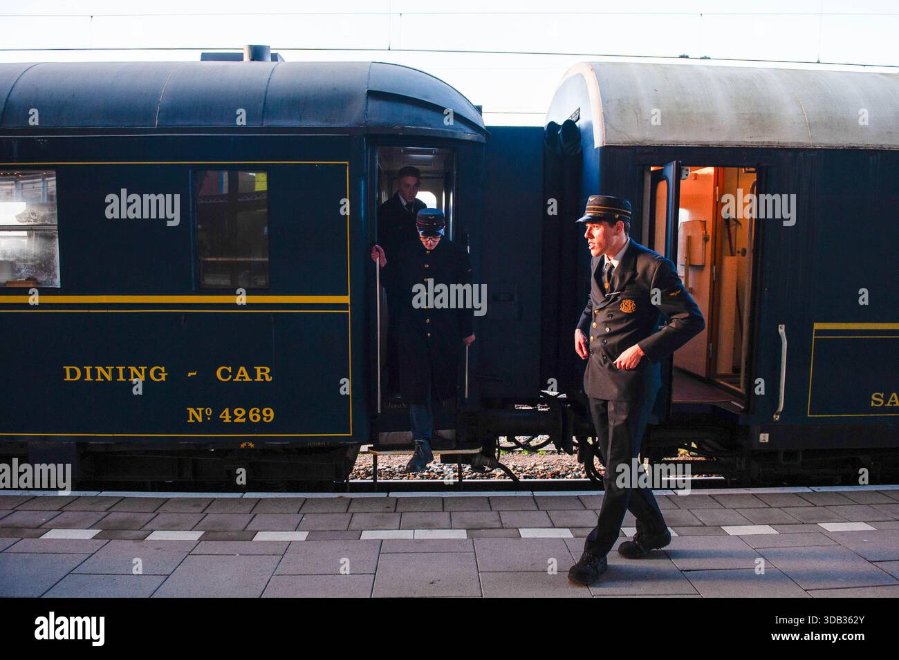 December 13, 2025, Nijmegen, Netherlands: Train inspectors are coming ...