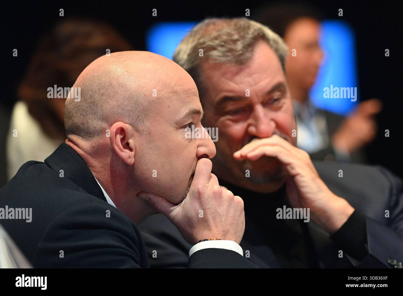 from left: Alexander HOFFMANN (MdB), Markus SOEDER (Prime Minister of ...