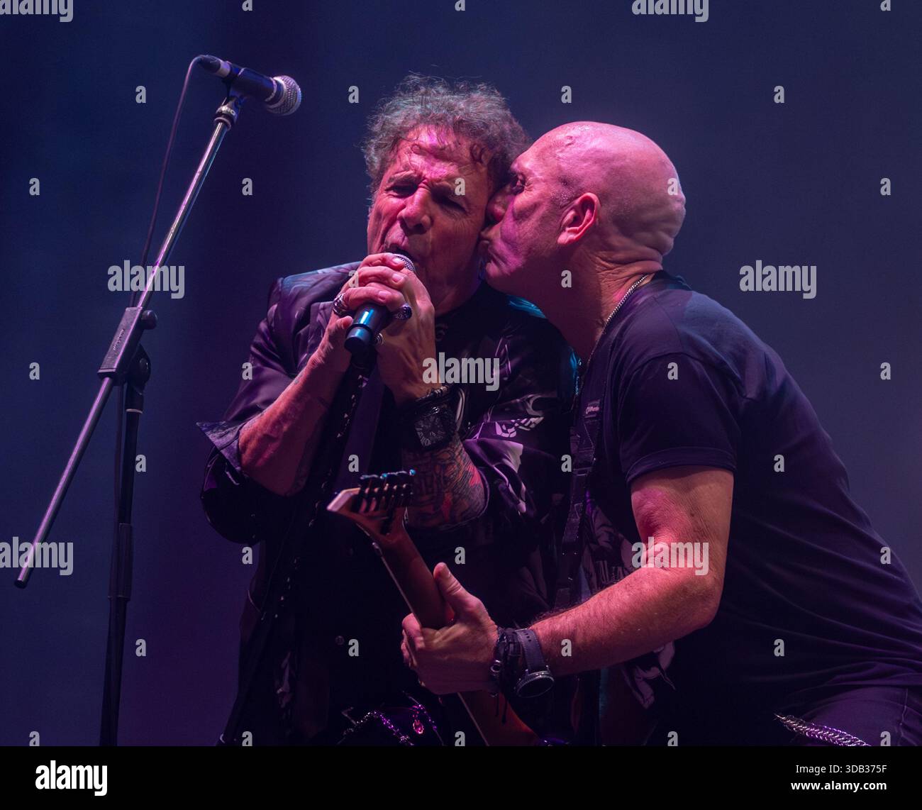 The band Obús during their concert at the Palacio Vistalegre Arena, on ...