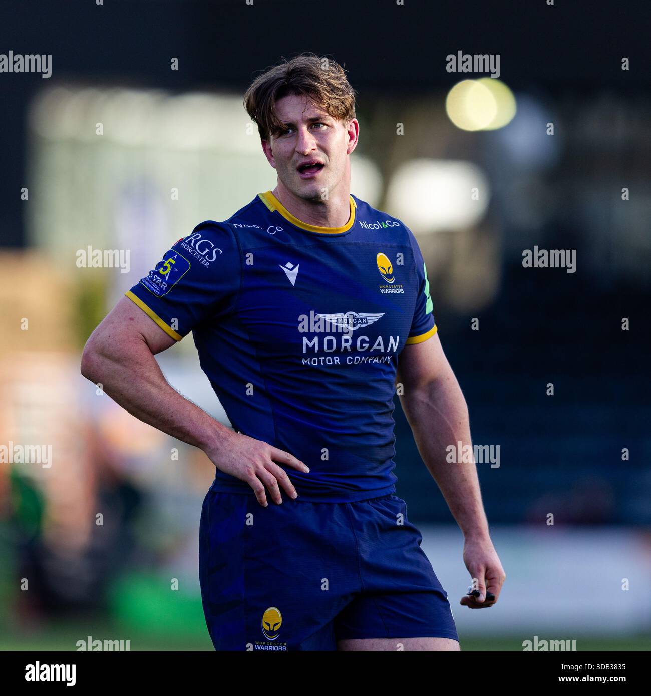 Worcester, England, UK, 13 December 2025. Tom Hendrickson of Worcester ...