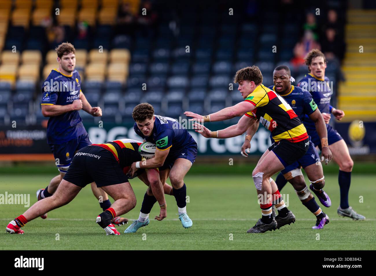 Worcester, England, UK, 13 December 2025. Will Reed of Worcester ...