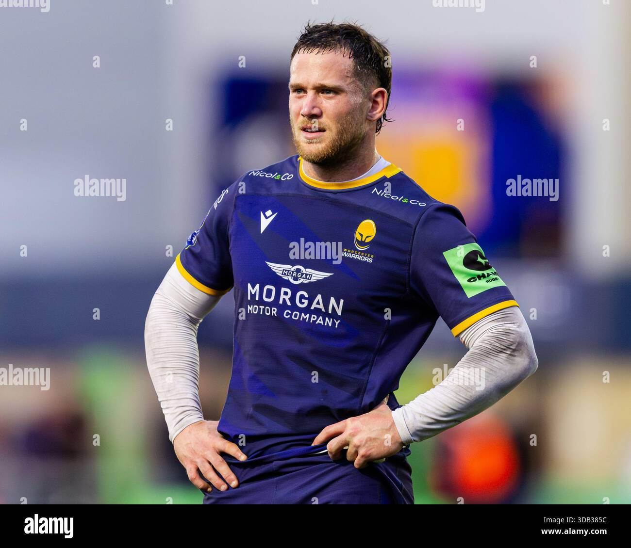 Worcester, England, UK, 13 December 2025. Tom Seabrook of Worcester ...