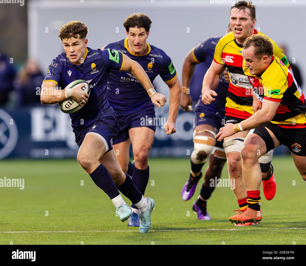 Worcester, England, UK, 13 December 2025. Will Reed of Worcester ...