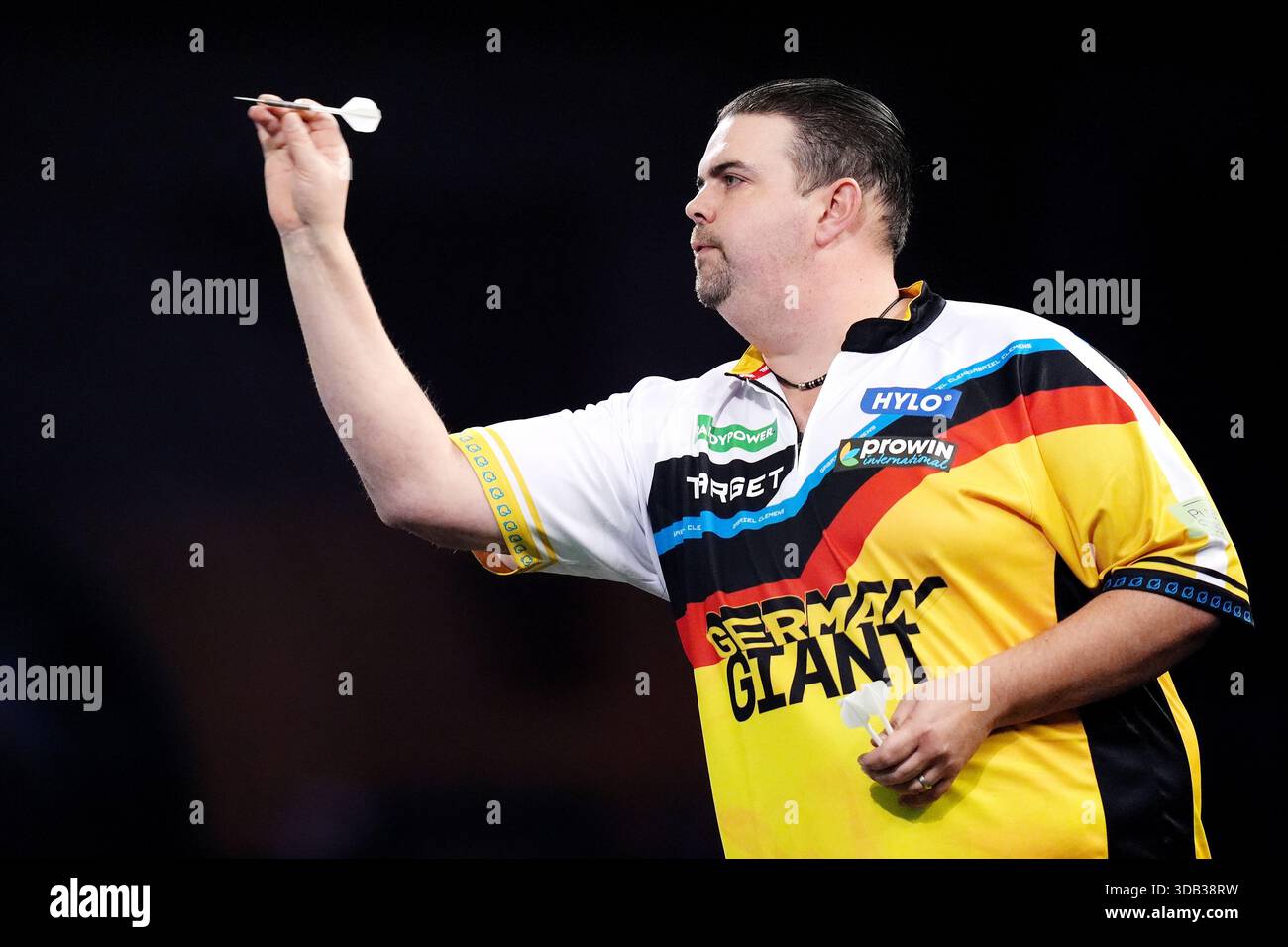 Gabriel Clemens during their match against Alex Spellman on day three ...