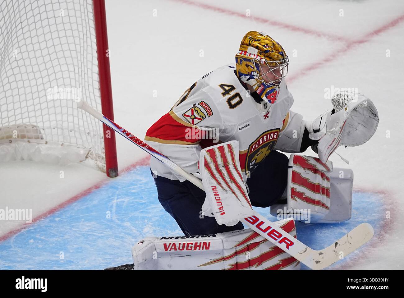Florida Panthers goaltender Daniil Tarasov (40) in the third period of ...