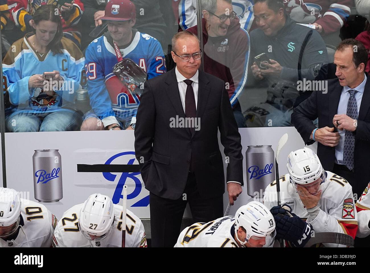 Florida Panthers head coach Paul Maurice in the first period of an NHL ...