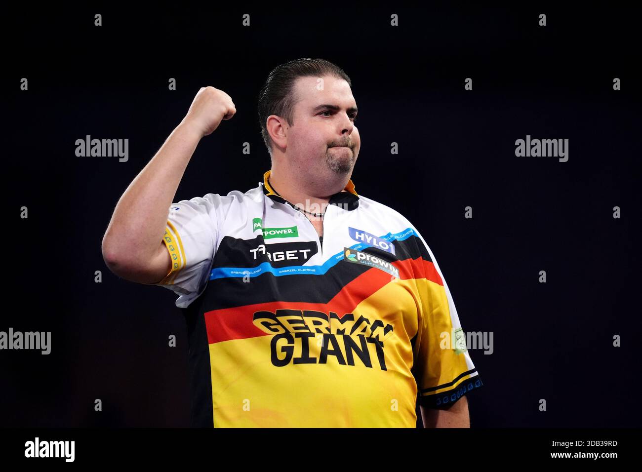 Gabriel Clemens reacts during his match against Alex Spellman on day ...