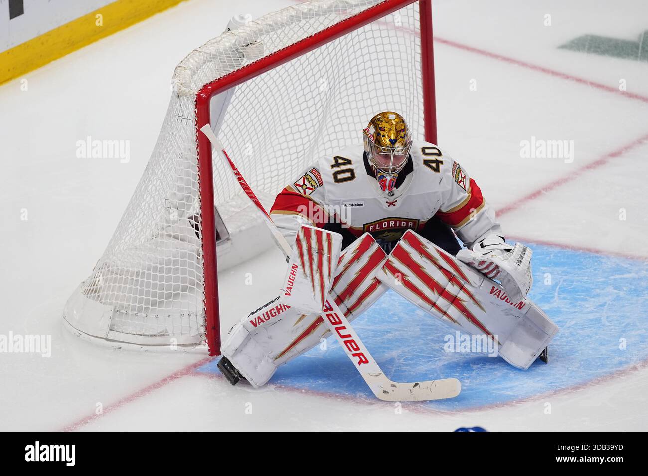 Florida Panthers goaltender Daniil Tarasov (40) in the third period of ...
