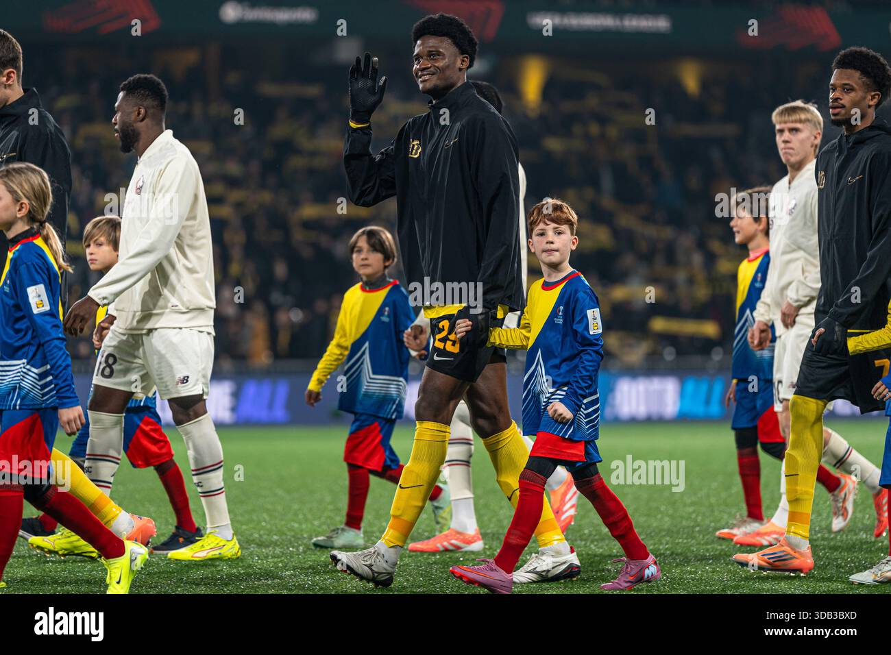 Emmanuel Tsimba (25 YB) before the UEFA Europa League match between BSC ...