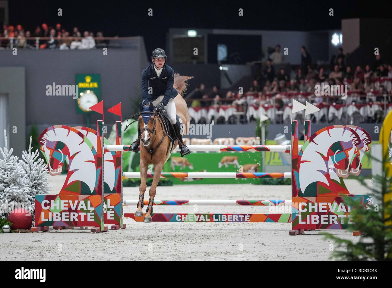 Bryan BALSIGER (SUI) riding CASTIEL during the Day 4 of the 64th CHI of ...