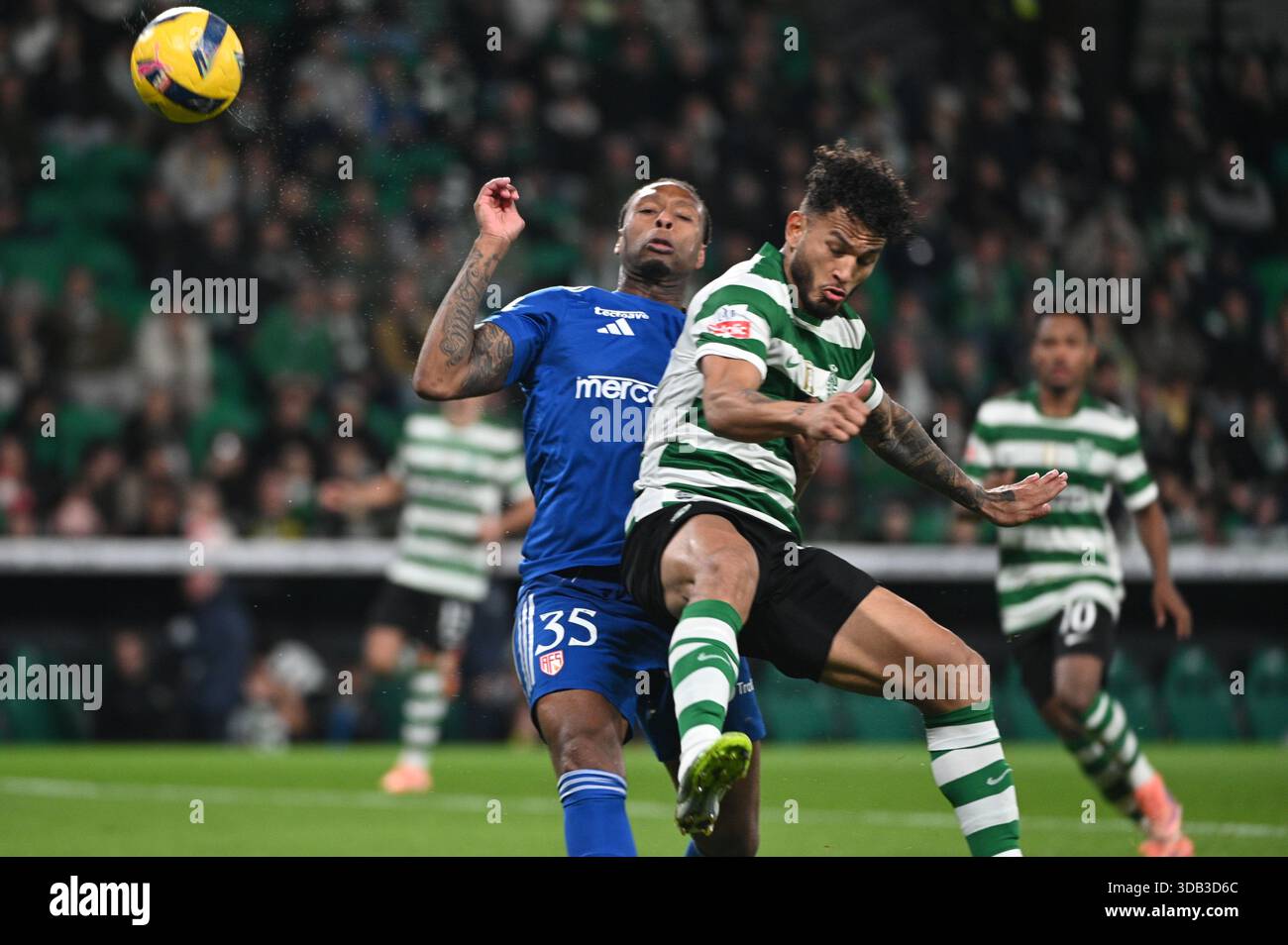 Lisbon, Portugal. 13 December 2025. Luis Suarez forward of Sporting CP ...