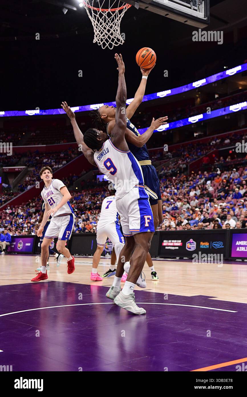George Washington Center Rafael Castro (30) attempts a shot during the ...