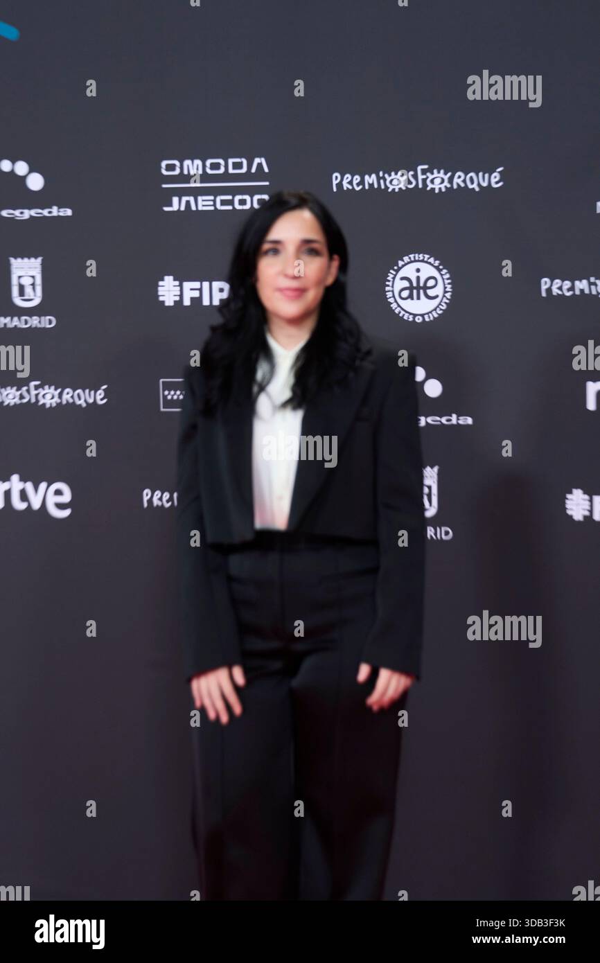 December 13, 2025, Madrid, Madrid, Spain: Alauda Ruiz de Azua attends ...