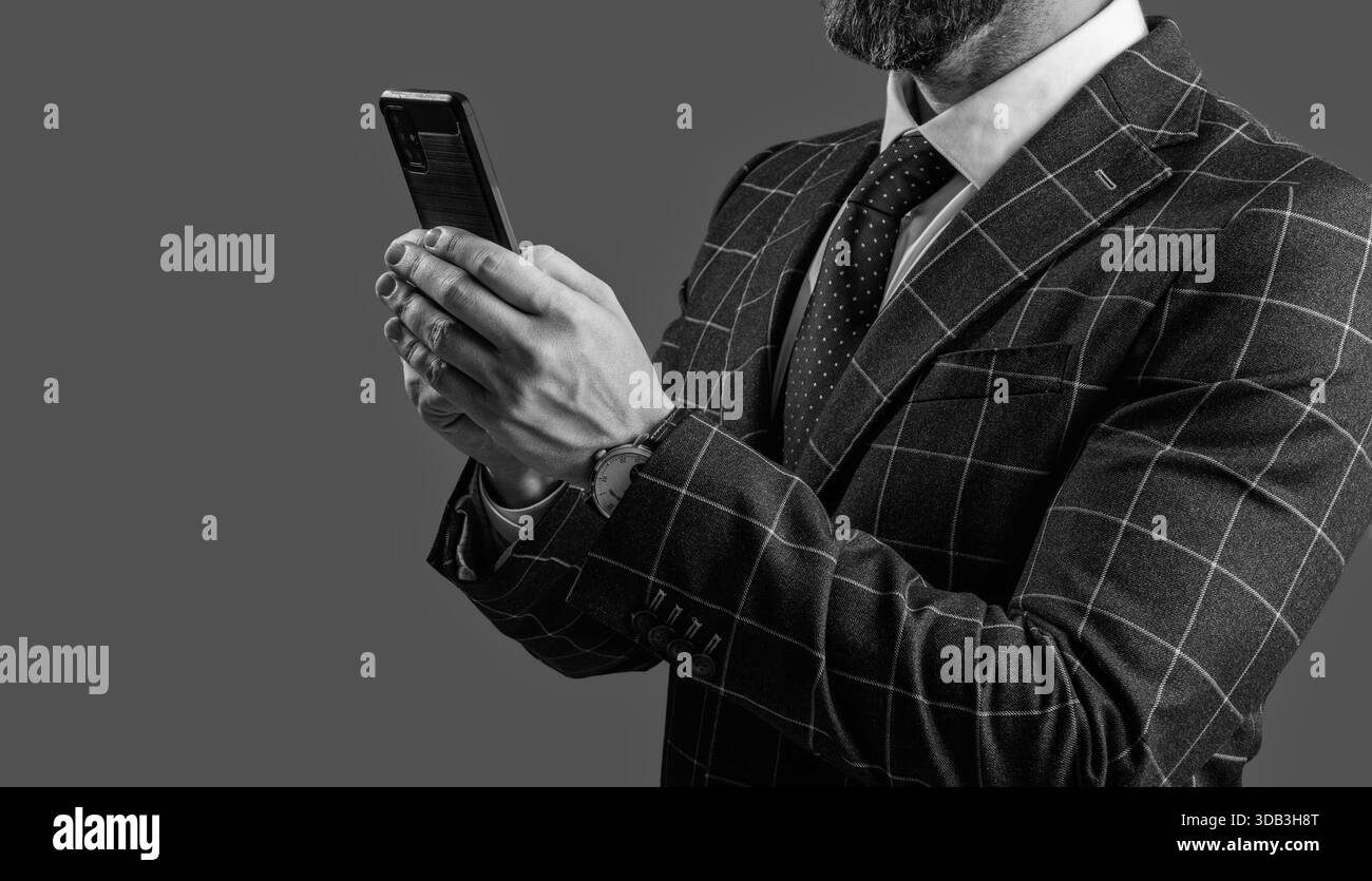 Messaging boss Black and White Stock Photos & Images - Alamy