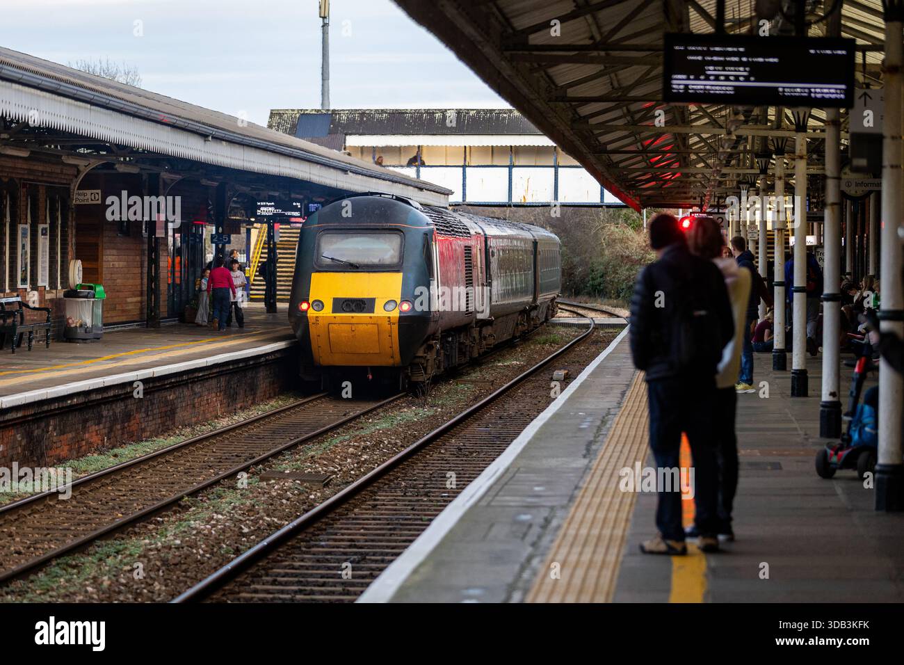 Truro, UK. 13th December 2025. Some of the final Castle Class HST ...