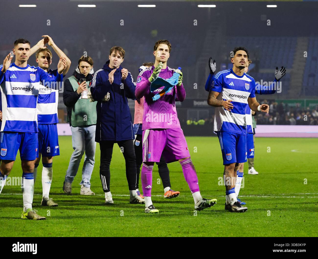 Zwolle - Koen Kostons of PEC Zwolle, Simon Graves of PEC Zwolle ...