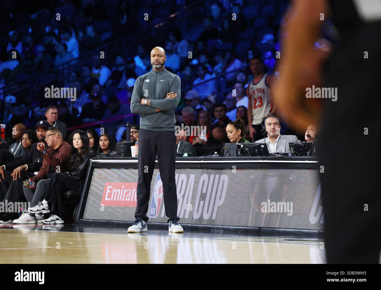 Orlando Magic head coach Jamahl Mosley watches his team in the second ...