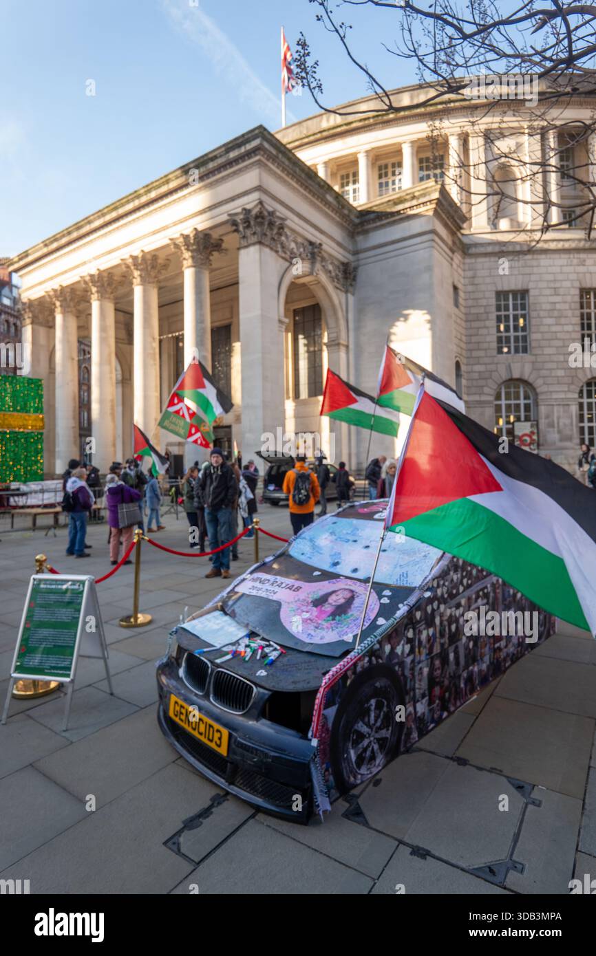 Replica of the car in which 6-years old Hind Rajab was killed signed ...