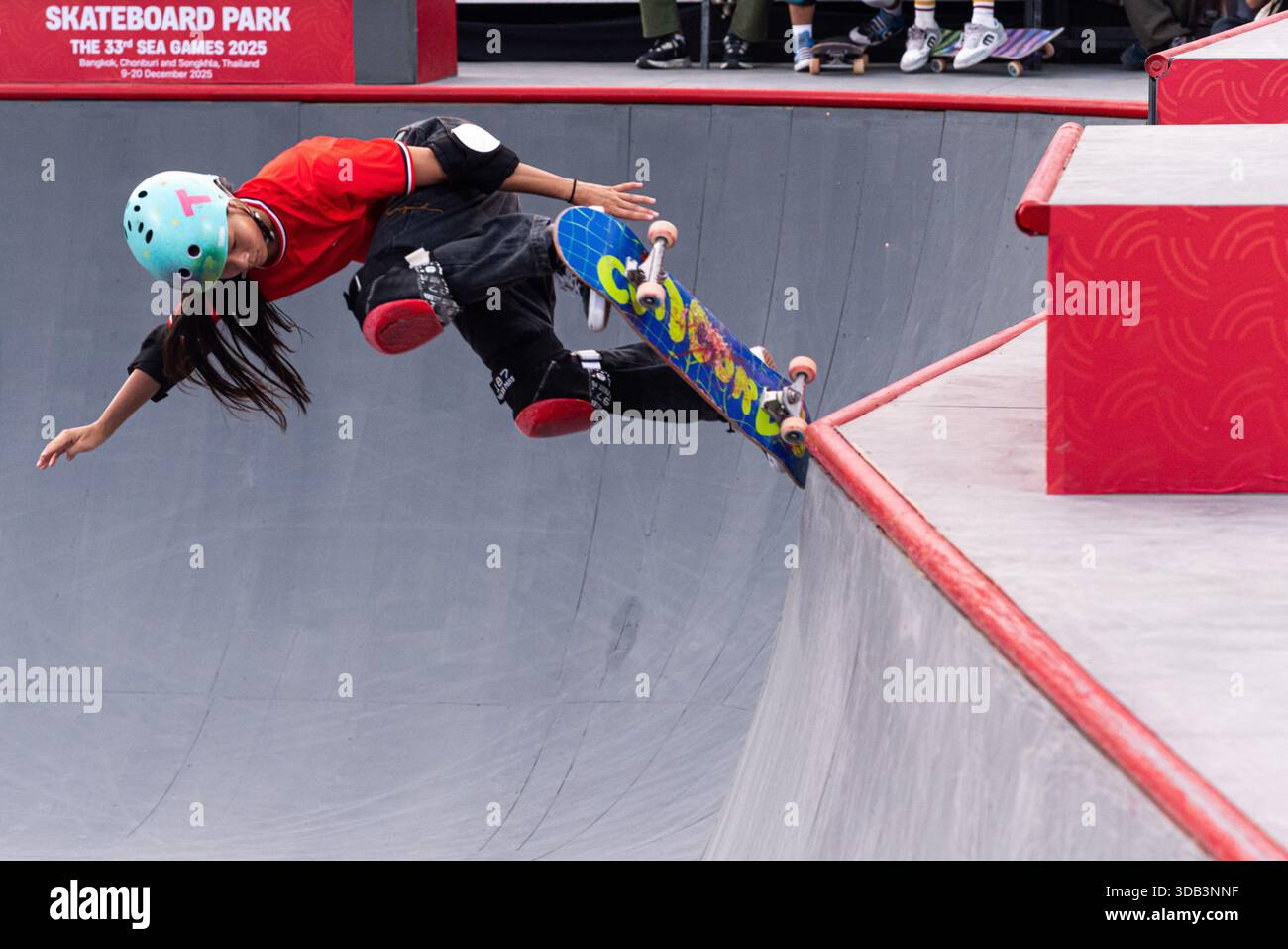 Tina Yuk Jeng Wan from Singapore competes during the Women's park ...