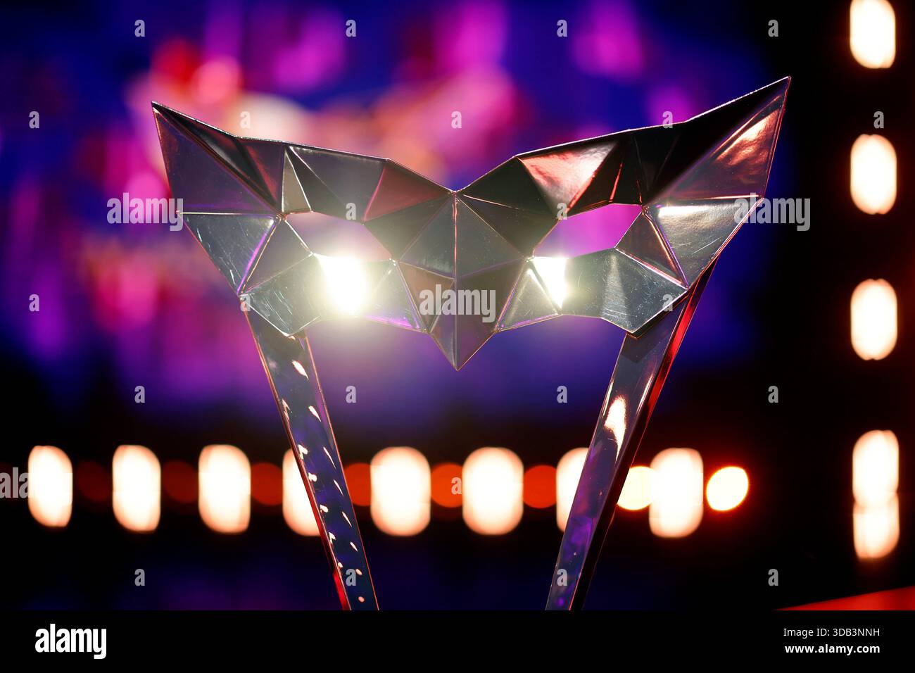 Die Sieger-Trophäe von Masked Singer in der Prosieben-Show The Masked ...