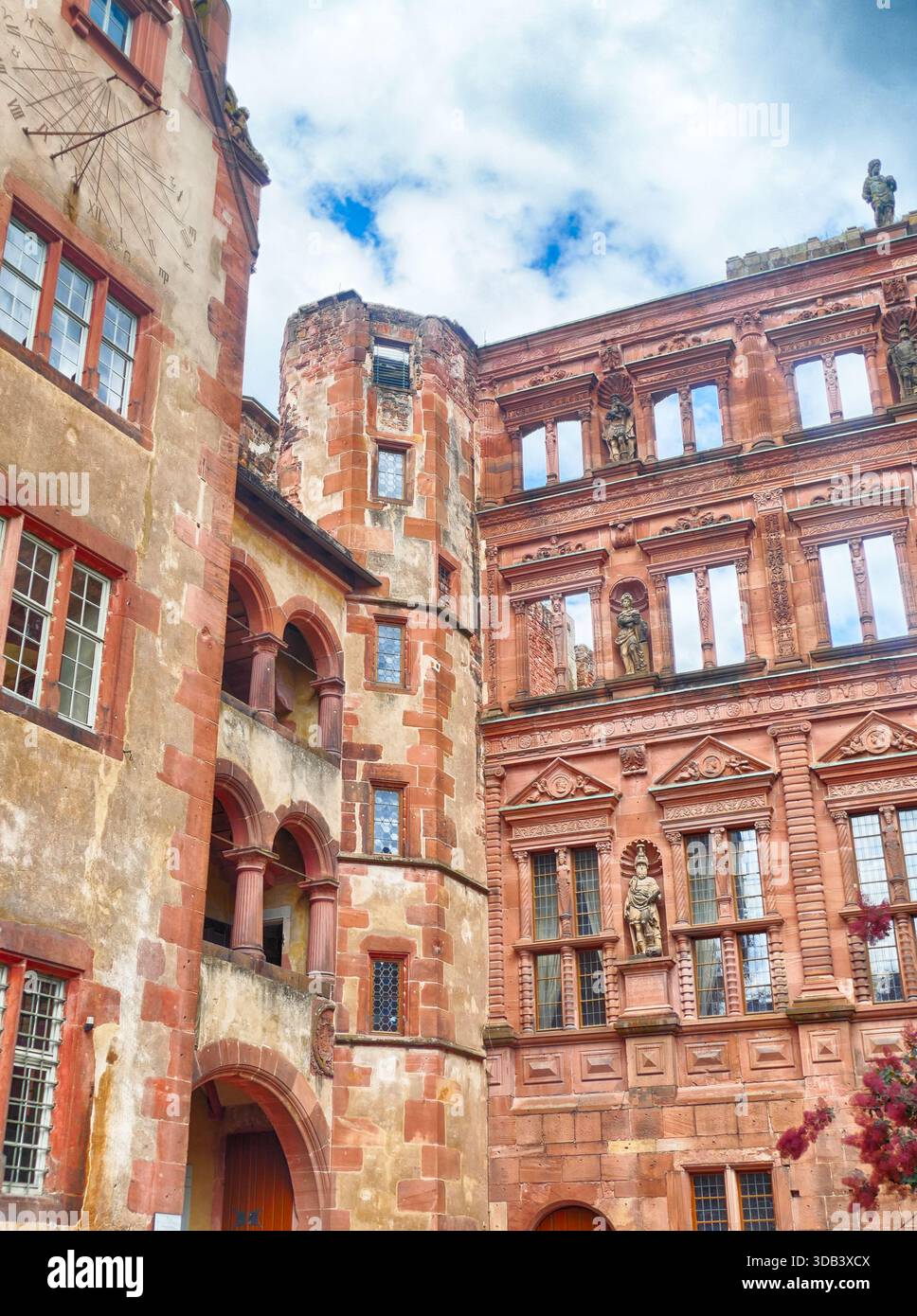 HEIDELBERG, GERMANY - MAY 26, 2025 - Heidelberg Castle courtyard ...