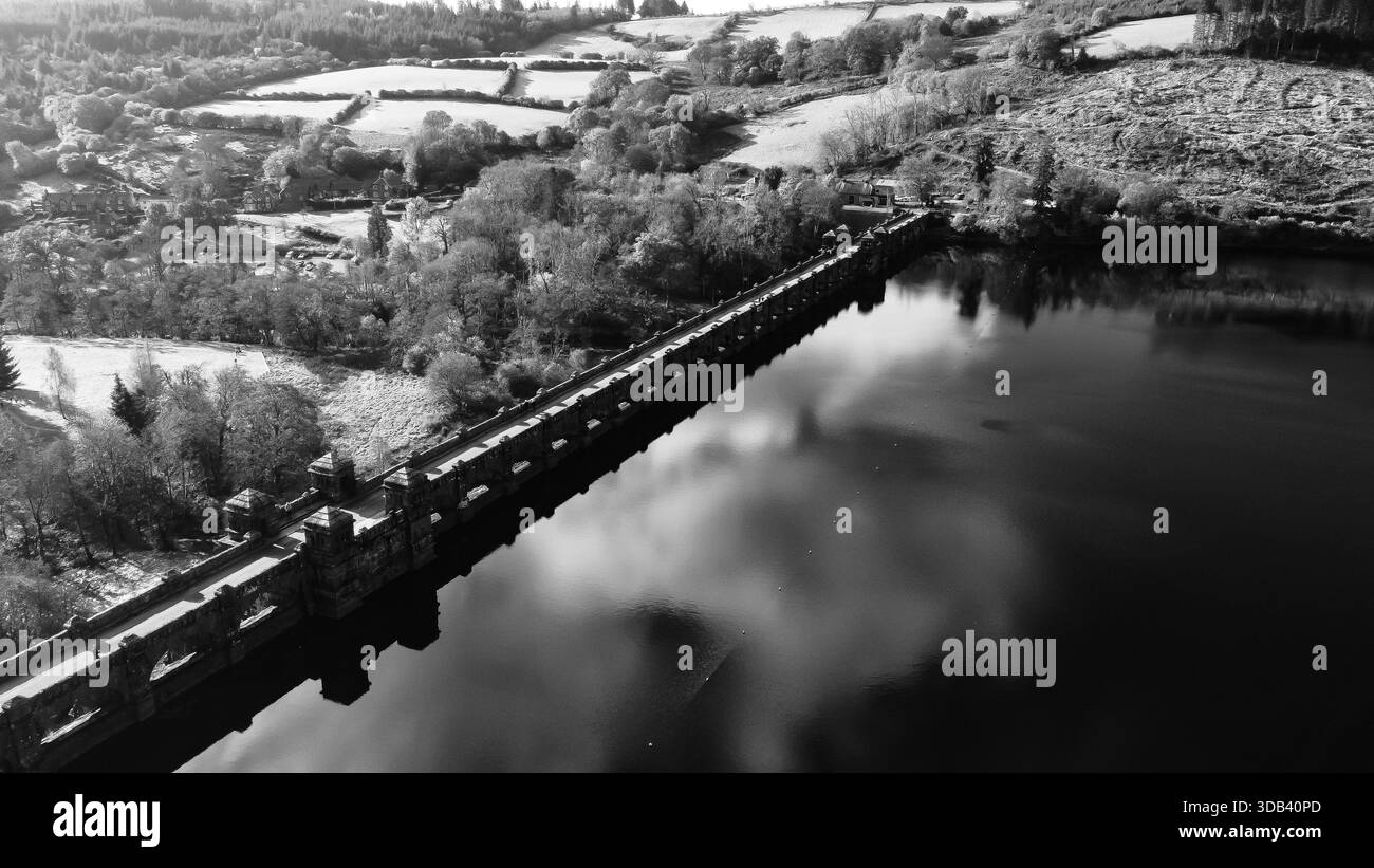Overhead black white landscape Black and White Stock Photos & Images ...