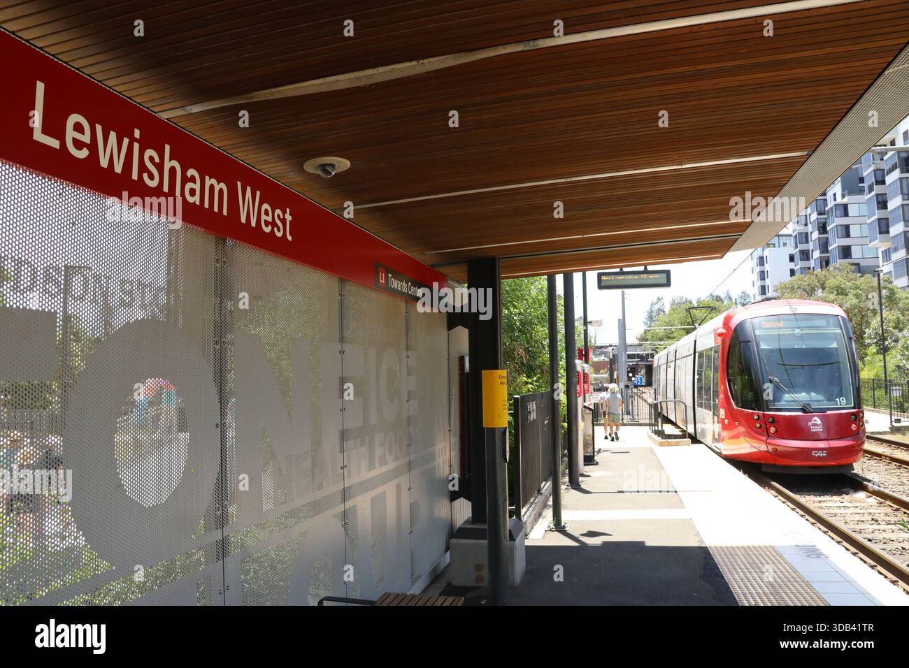 Sydney, Australia. 14th December 2025. Lewisham West light rail station ...