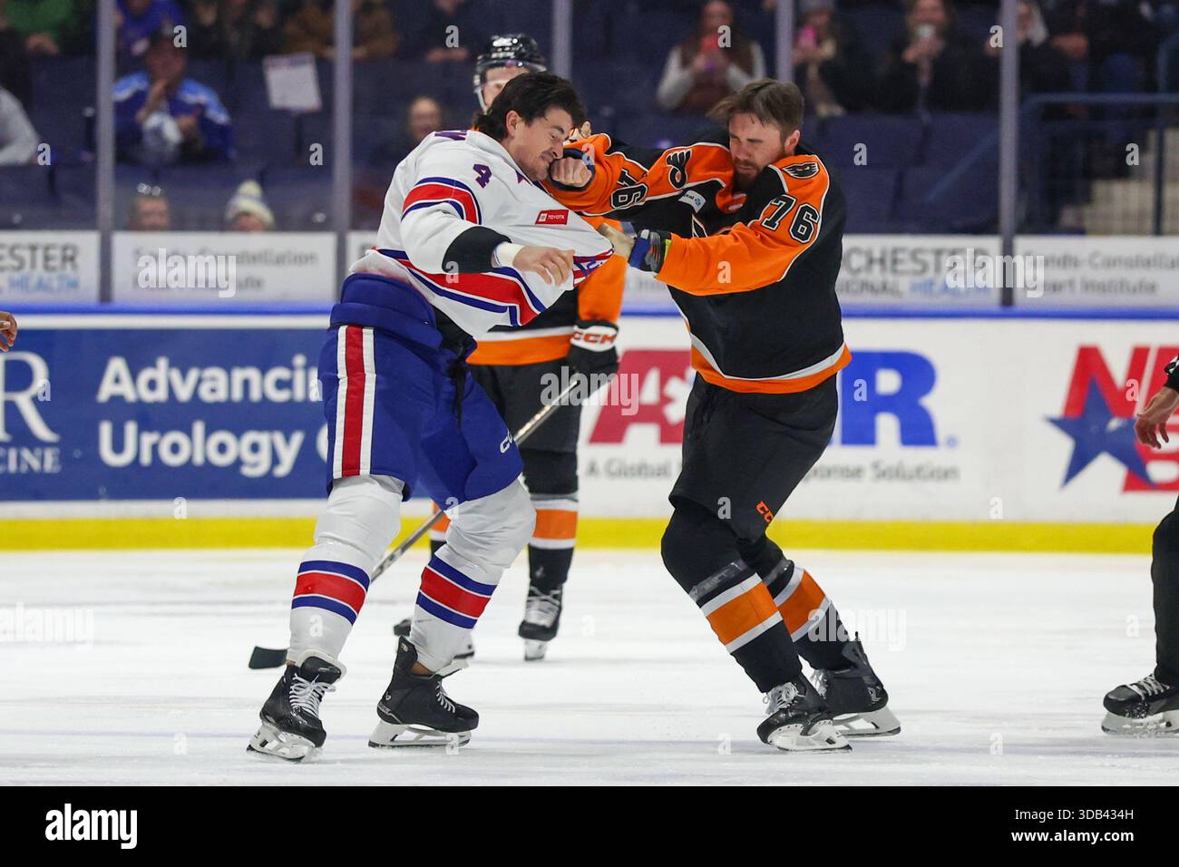 December 13th 2025: Rochester Americans forward Mason Geertsen (4) and ...