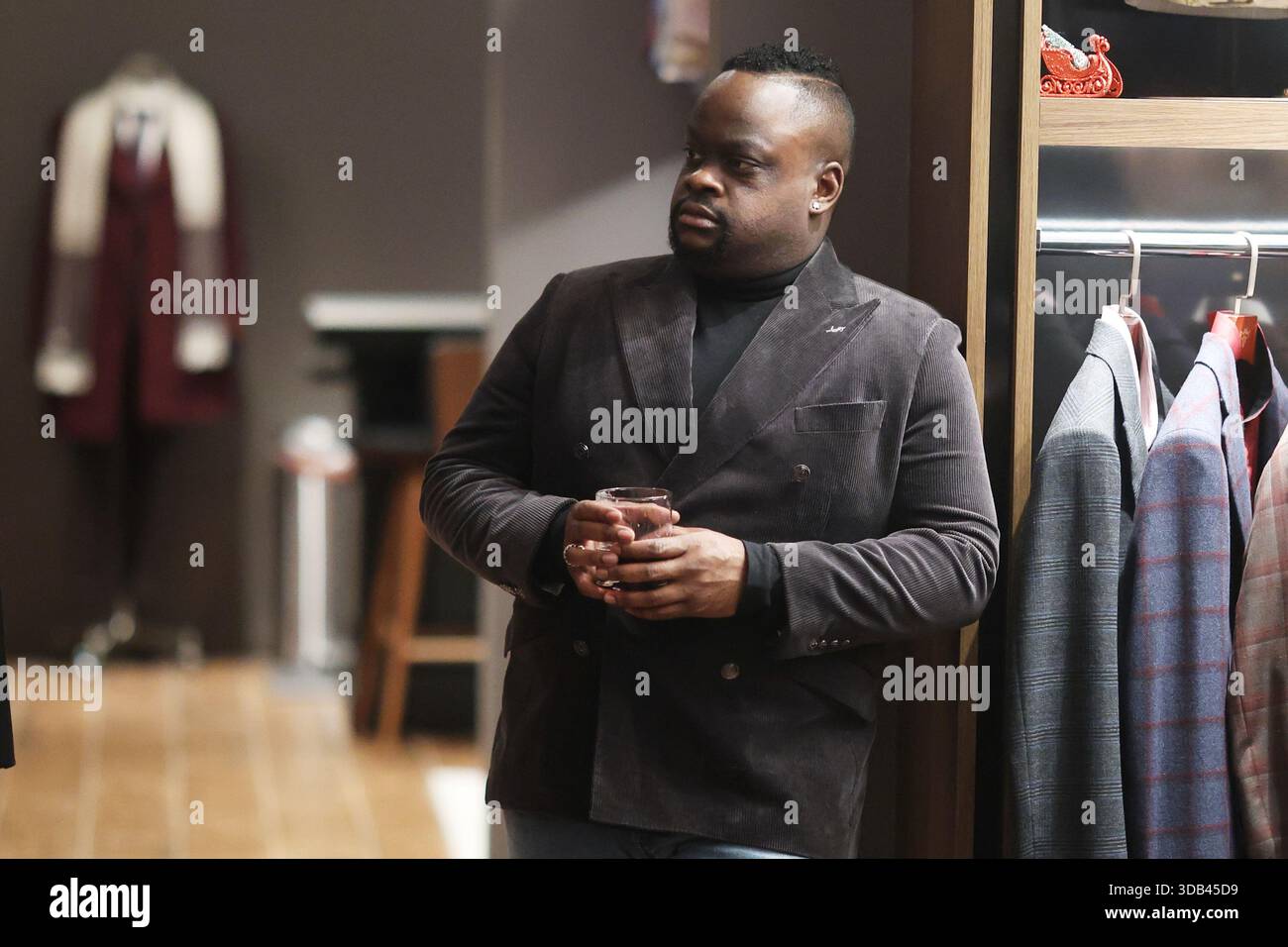 David Millwood during Jeffrey Ampratwum's Book Launch for Menswear ...