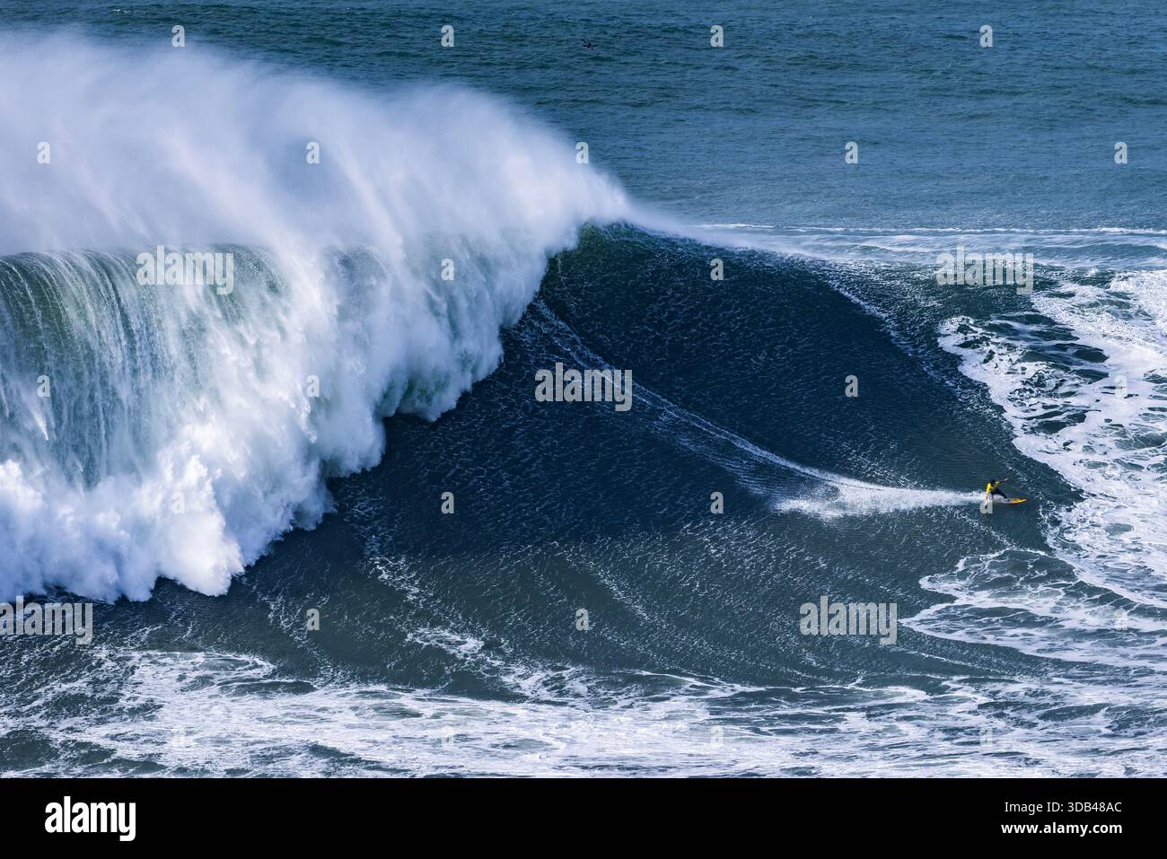 Nazare, Portugal. 13th Dec, 2025. French big wave surfer Justine Dupont ...