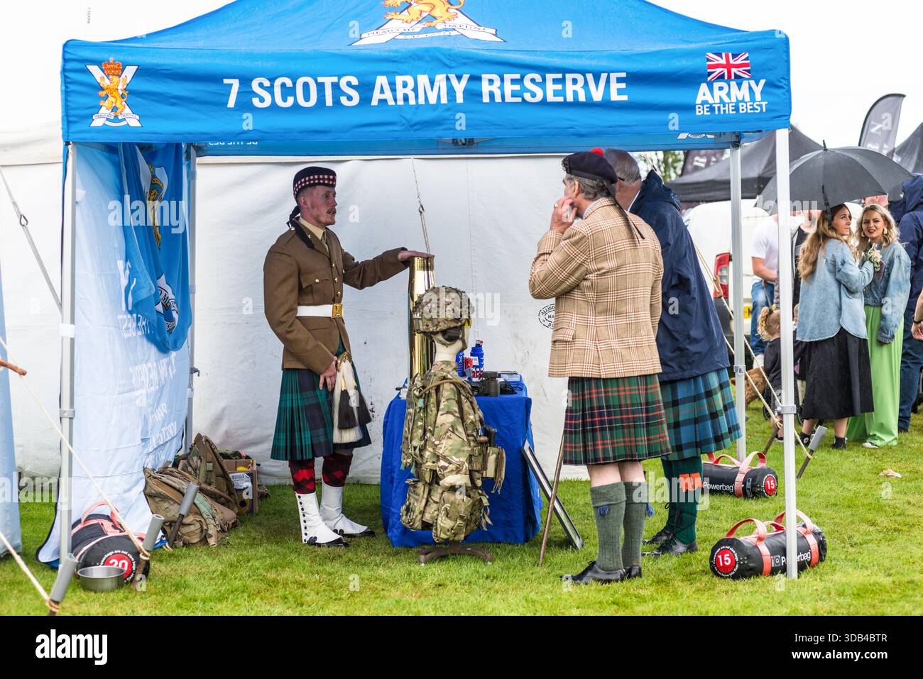 Halkirk, Scotland, UK - July 27, 2024: During the Halkirk Highland ...