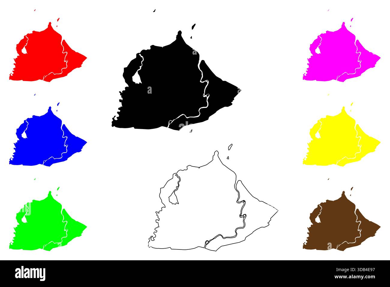 Calapan city (Mimaropa Region, Republic of the Philippines, ROP) map ...