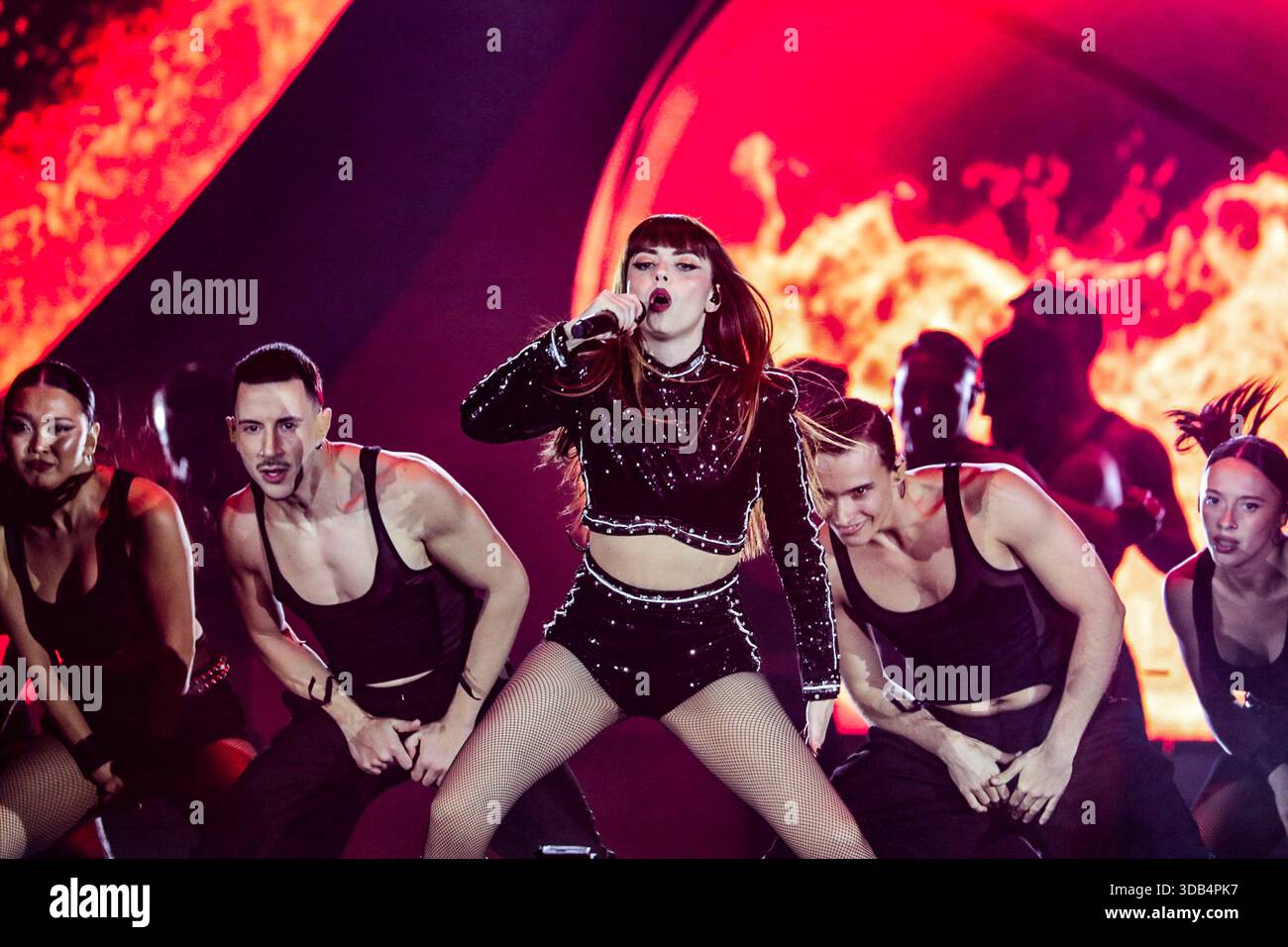 The italian singer Annalisa during the concert in Turin during the ...