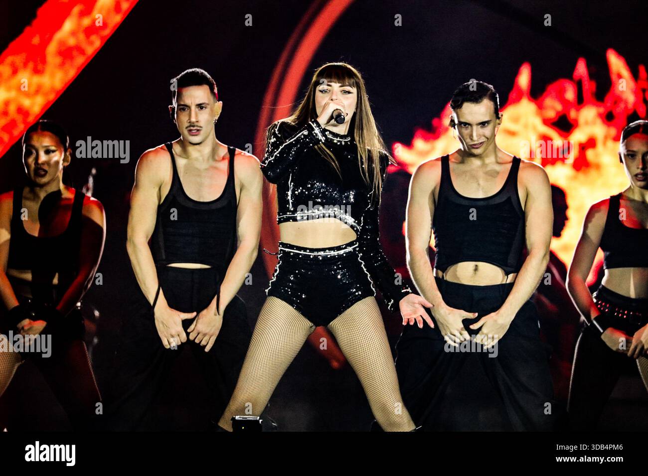 The italian singer Annalisa during the concert in Turin during the ...