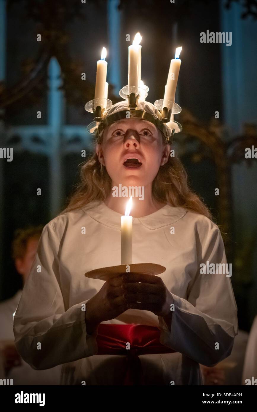 London, UK. 13th December, 2025. Pictured: Hannah Gliksten as Lucia ...