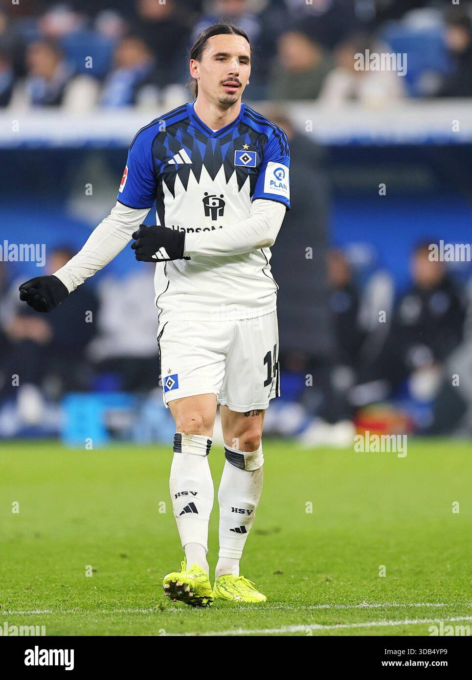 Rayan Philippe (HSV Hamburg) after missed penalty kick Sinsheim ...