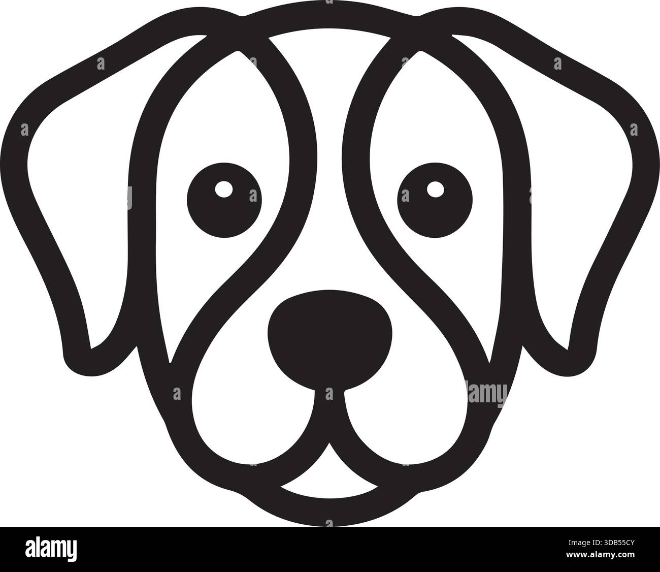 Simple line drawing lion Stock Vector Images - Alamy