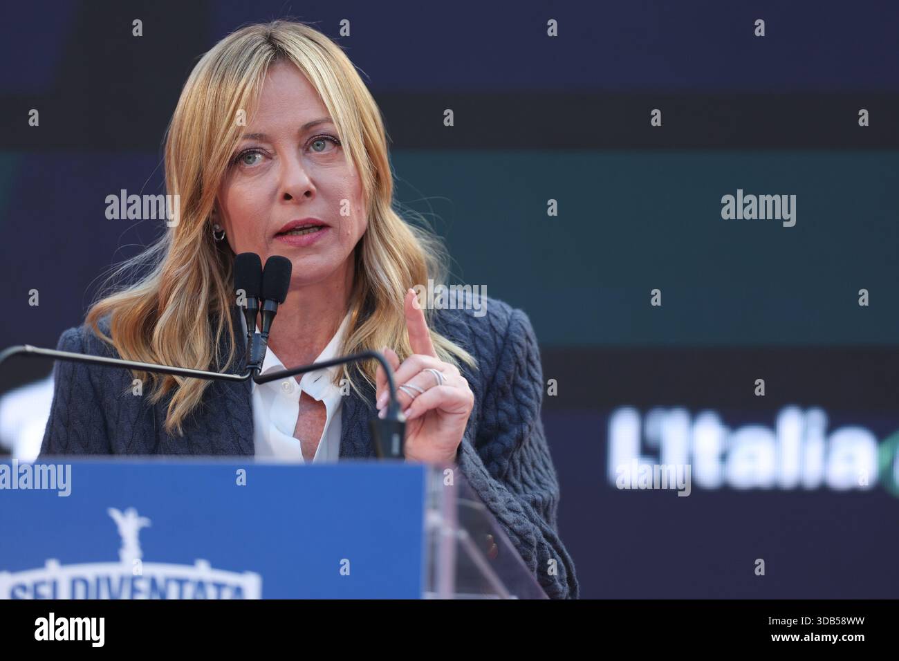 Rome, Italy - December 14, 2025: Giorgia Meloni (President of the ...