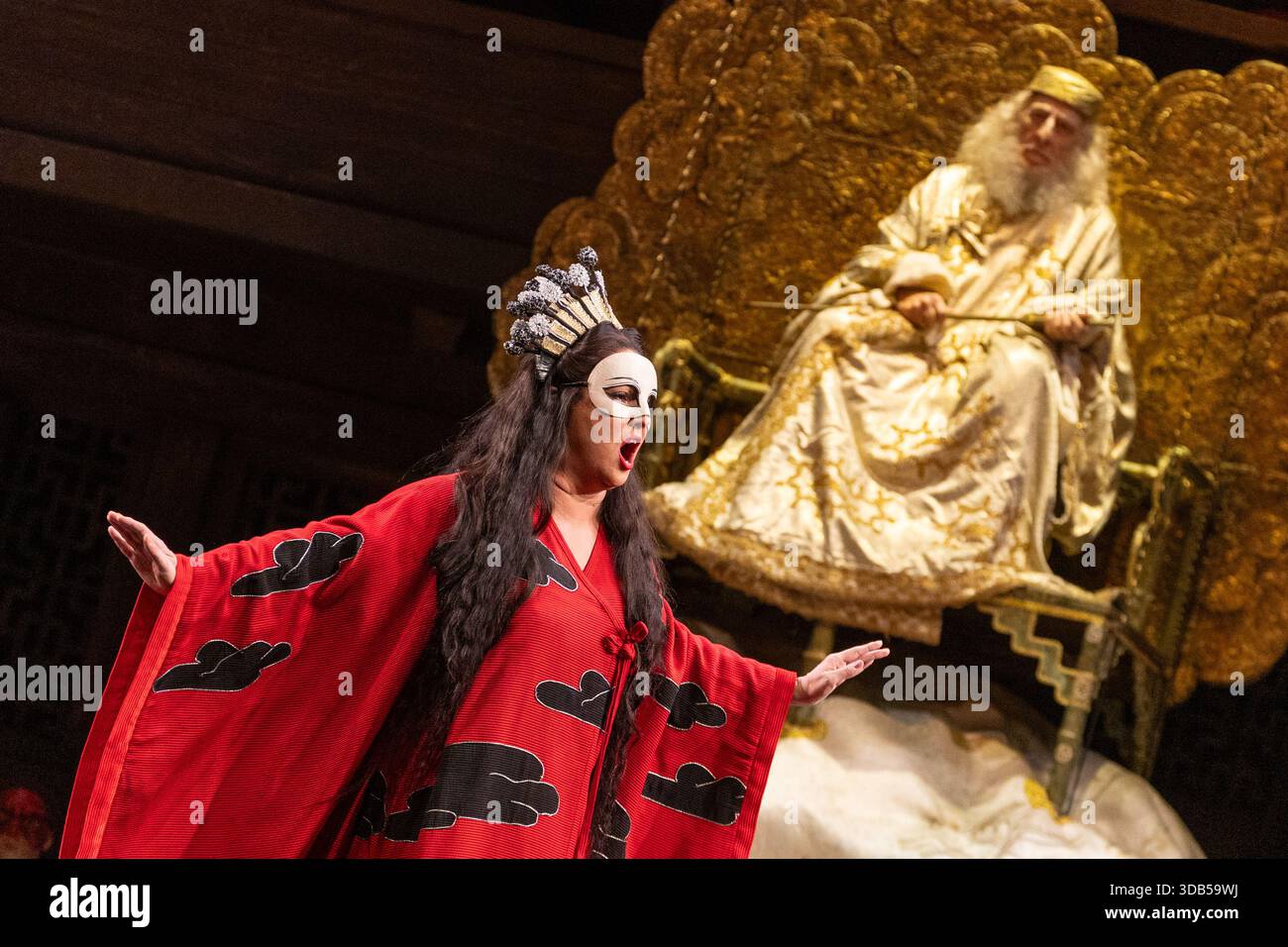 London, UK, Saturday 13th December 2025. Anna Netrebko singing the ...