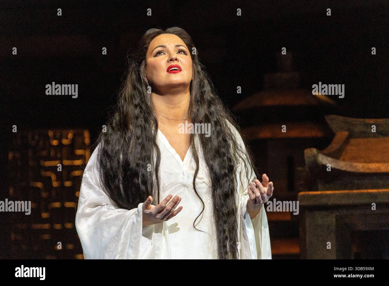 London, UK, Saturday 13th December 2025. Anna Netrebko singing the ...
